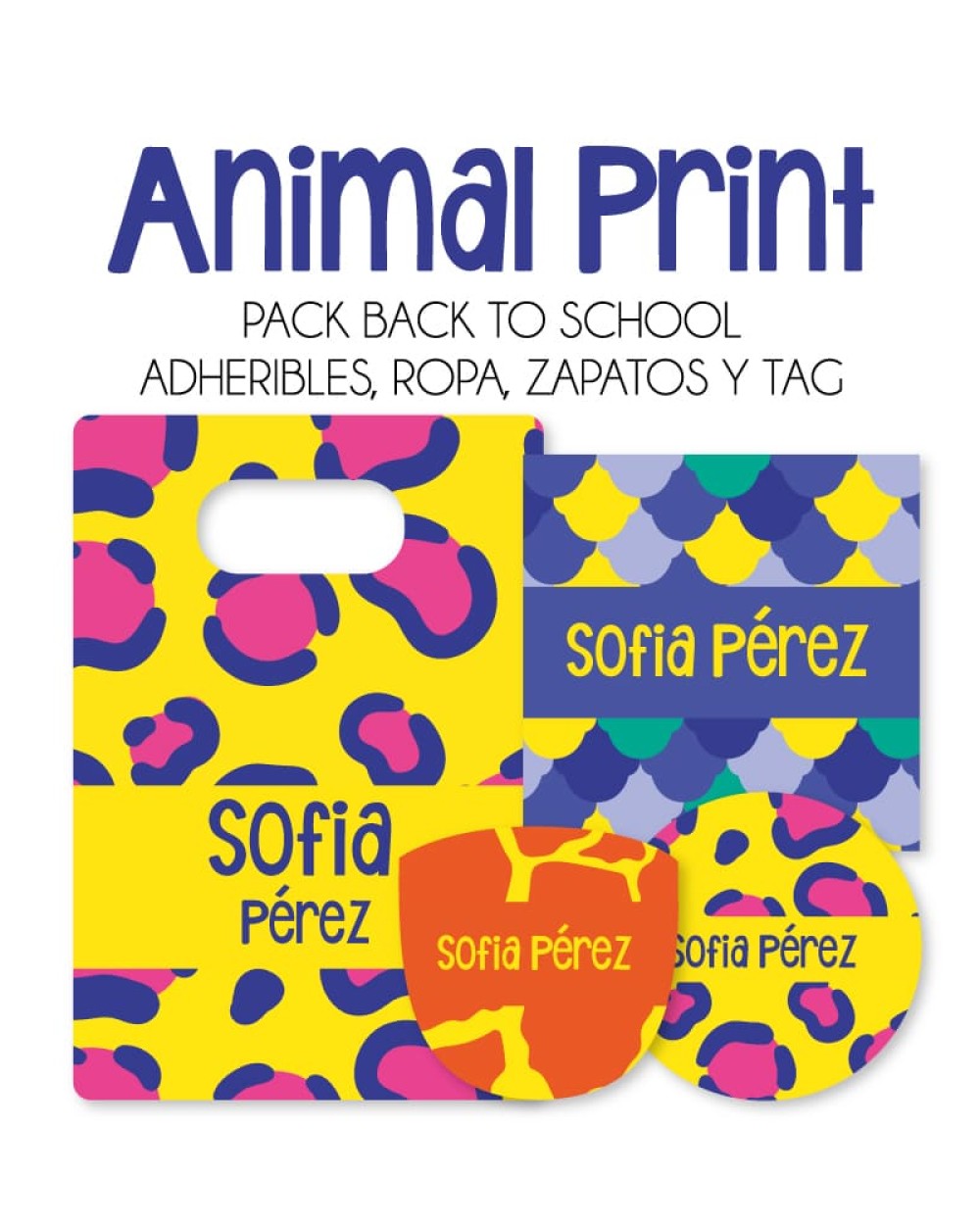 StampaPack Back to School Animal Print - Pack Back to School Animal ...
