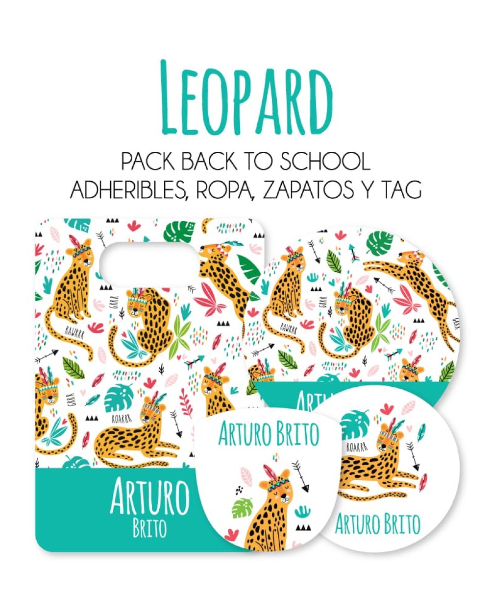 Pack Back to School Leopard - Pack Back to School Leopard\