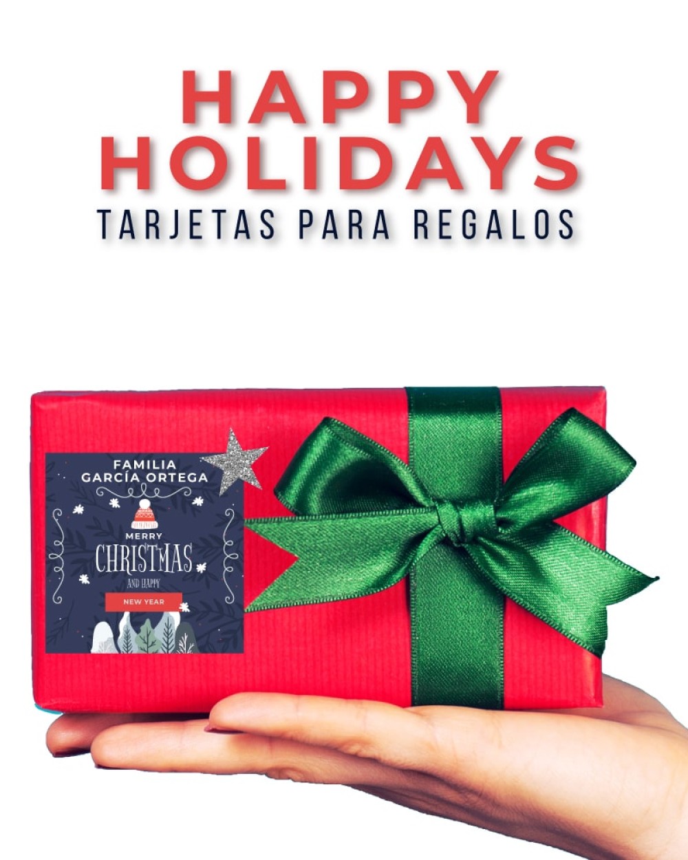 Stampa | Tarjetas para Regalos de Navidad | Personaliza tus Regalos