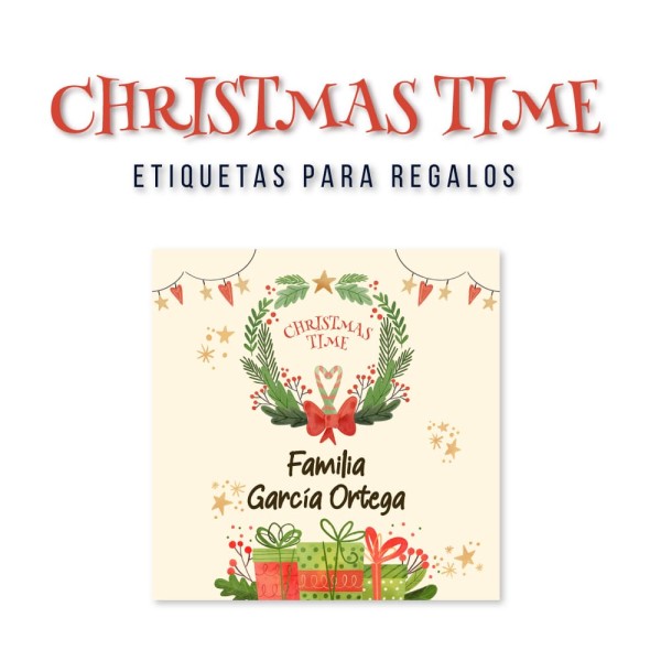 Stampa | Etiquetas para Regalos de Navidad | Personaliza tus Regalos
