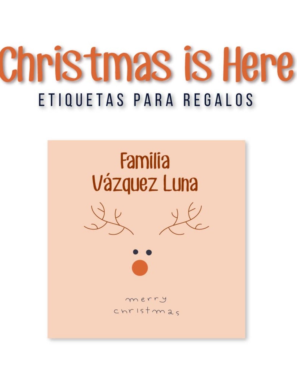 Stampa | Etiquetas para Regalos de Navidad | Personaliza tus Regalos