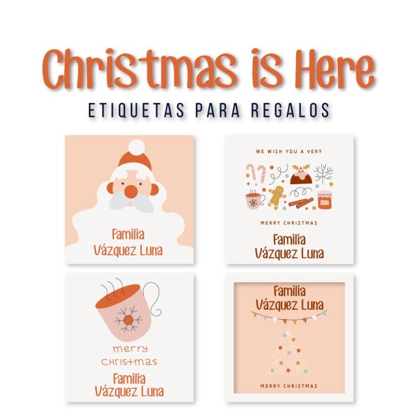 Stampa | Etiquetas para Regalos de Navidad | Personaliza tus Regalos