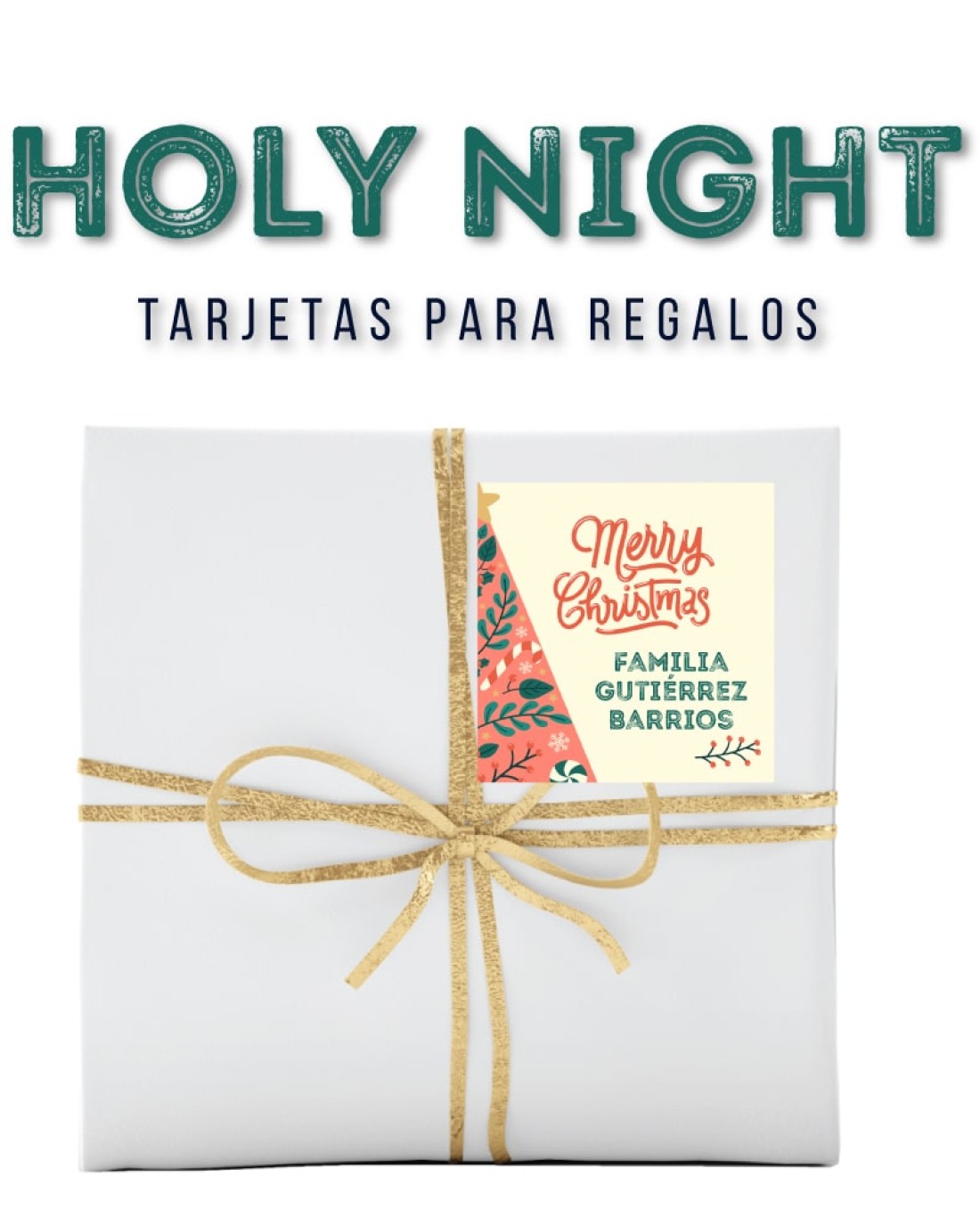 Stampa | Etiquetas para Regalos de Navidad | Personaliza tus Regalos