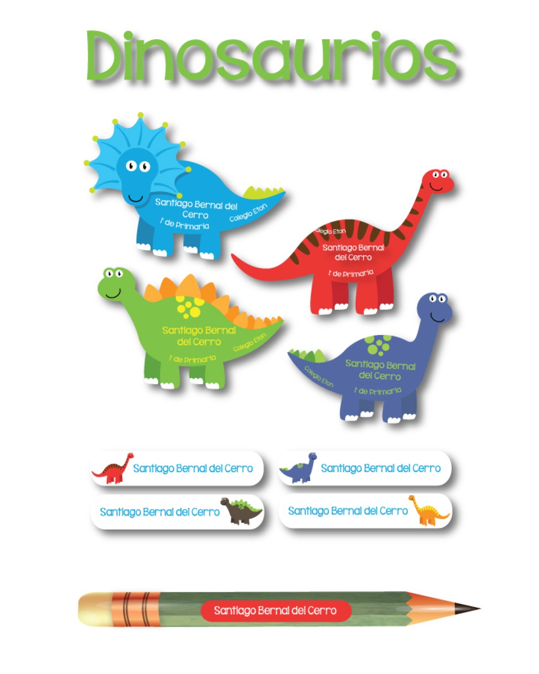 Pack Back to School Dinosaurios - Pack Back to School Dinosaurios\