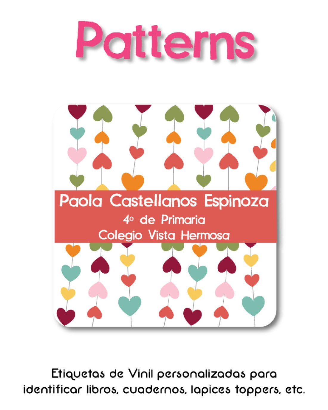 Stampa | Pack Ropa y Escolares | Etiquetas para Útiles y Ropa