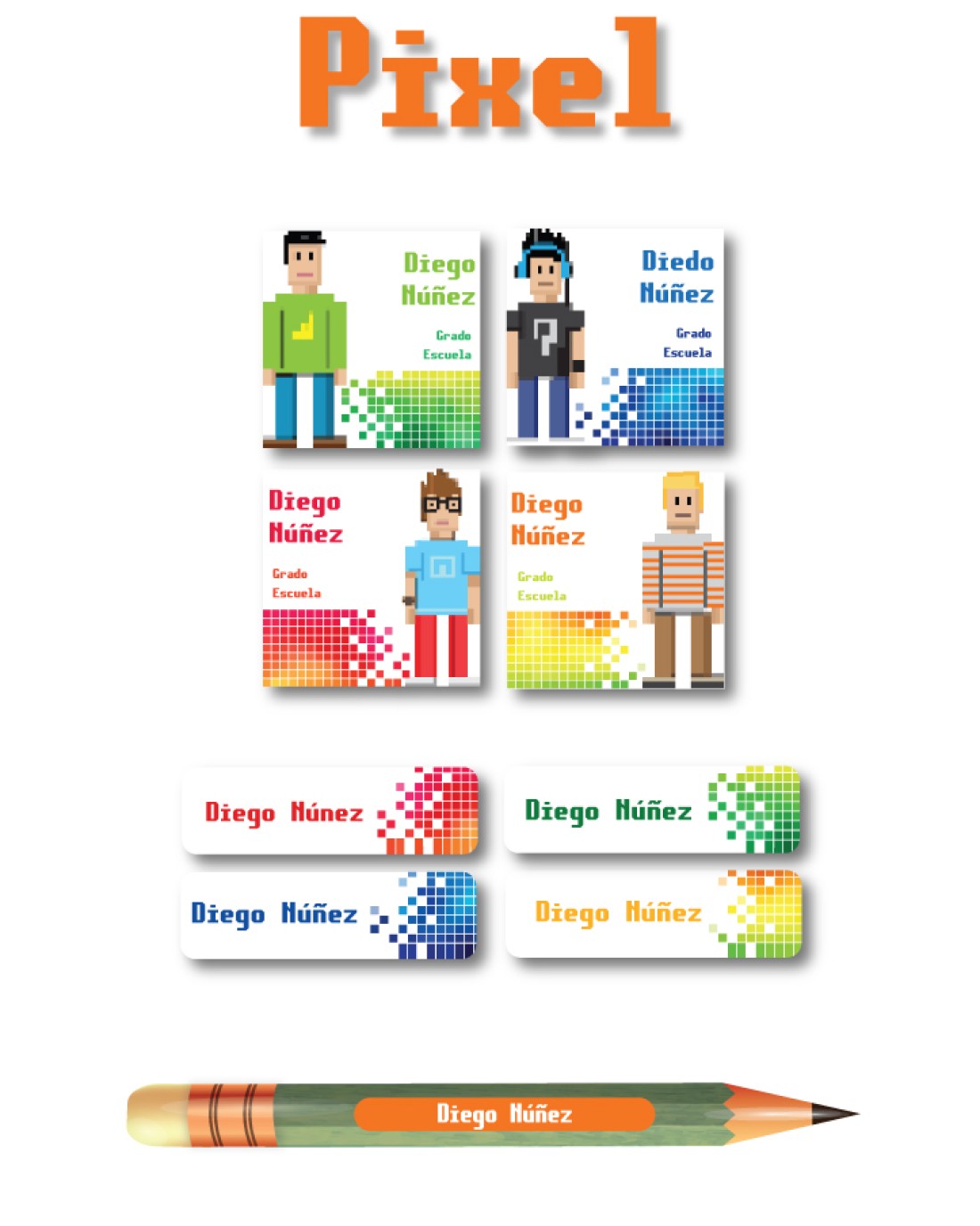 Stampa | Etiquetas Adhesivas para Escuela | Stampa México - Resistentes ...