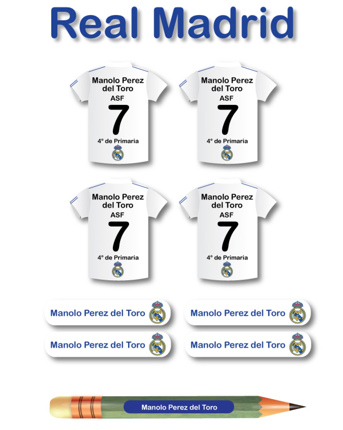 Pack Back to School Real Madrid - Pack Back to School Real Madrid\