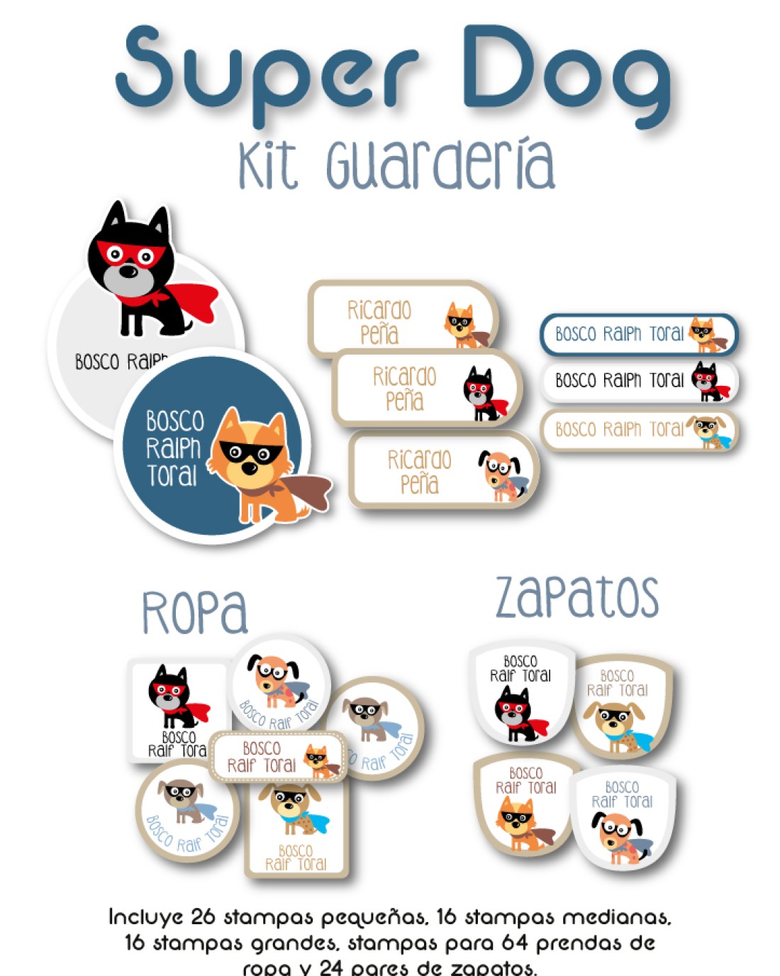 Kit Guarderia Super Dog - Kit Guardería Super Dog\