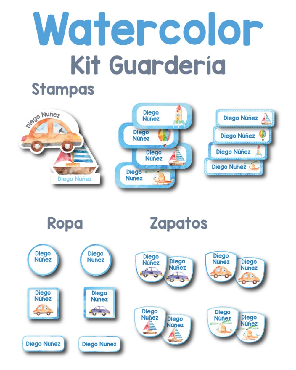 Stampa | Pack Back to School | Etiquetas para Regreso a Clases