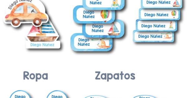 Stampa | Pack Back to School | Etiquetas para Regreso a Clases
