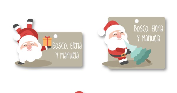 Stampa | Tarjetas para Regalos de Navidad | Personaliza tus Regalos
