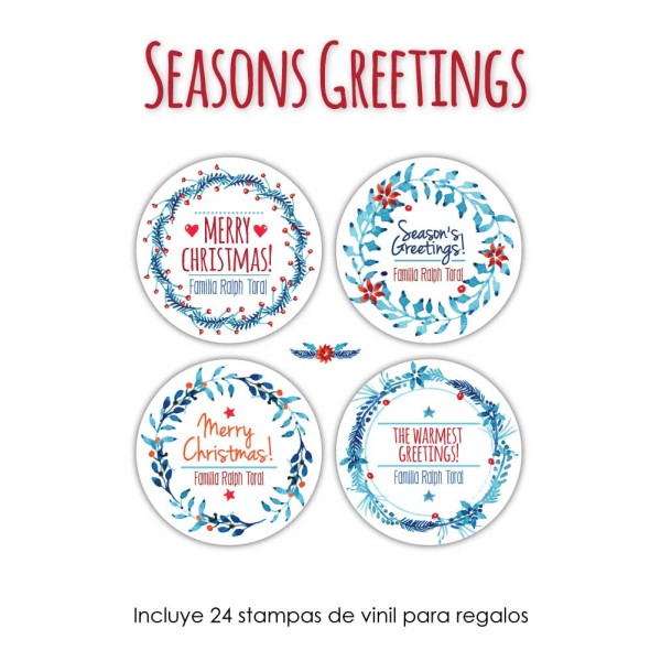 Stampa | Etiquetas para Regalos de Navidad | Personaliza tus Regalos