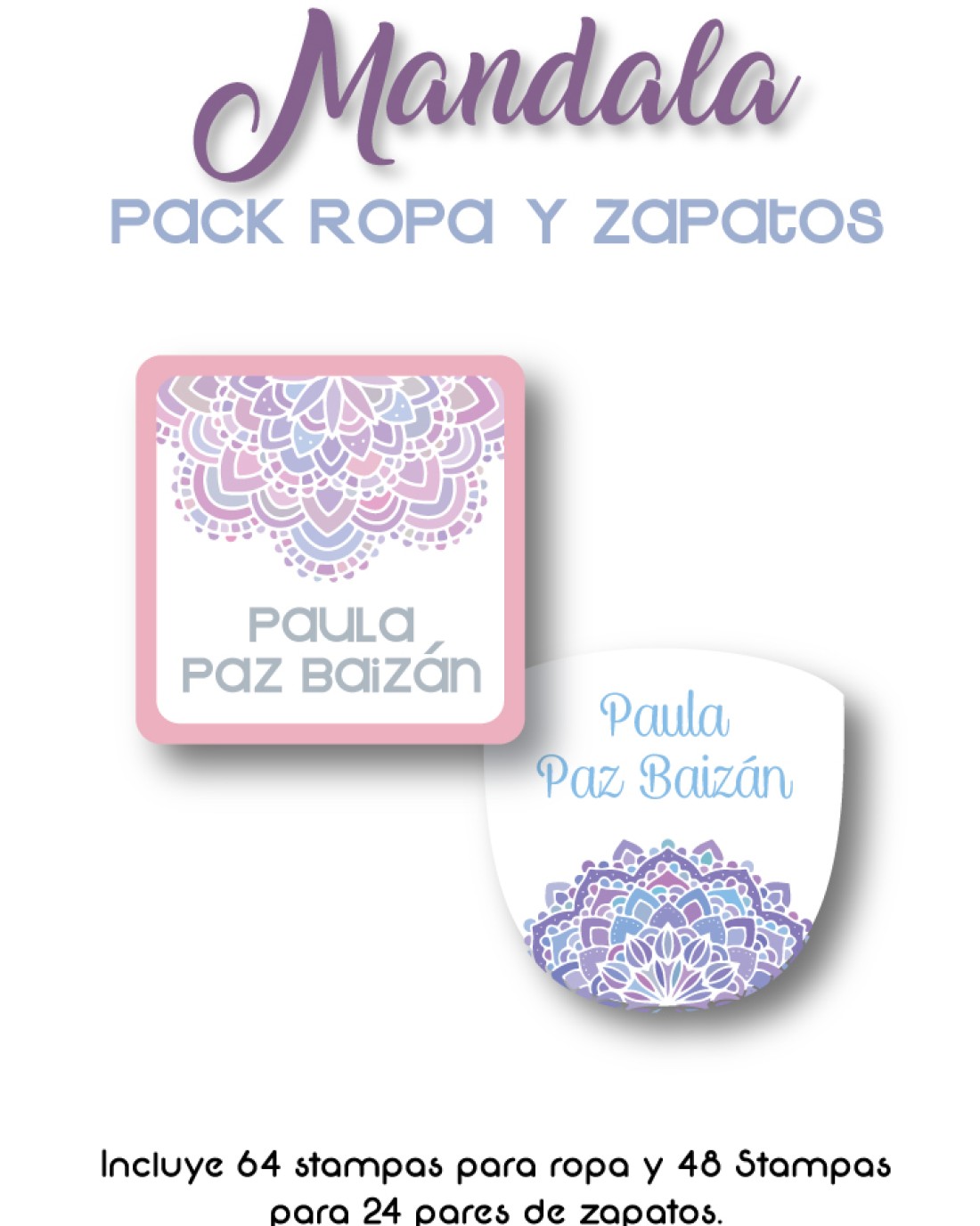 Stampa | Pack Ropa y Zapatos | Etiquetas para Ropa y Zapatos