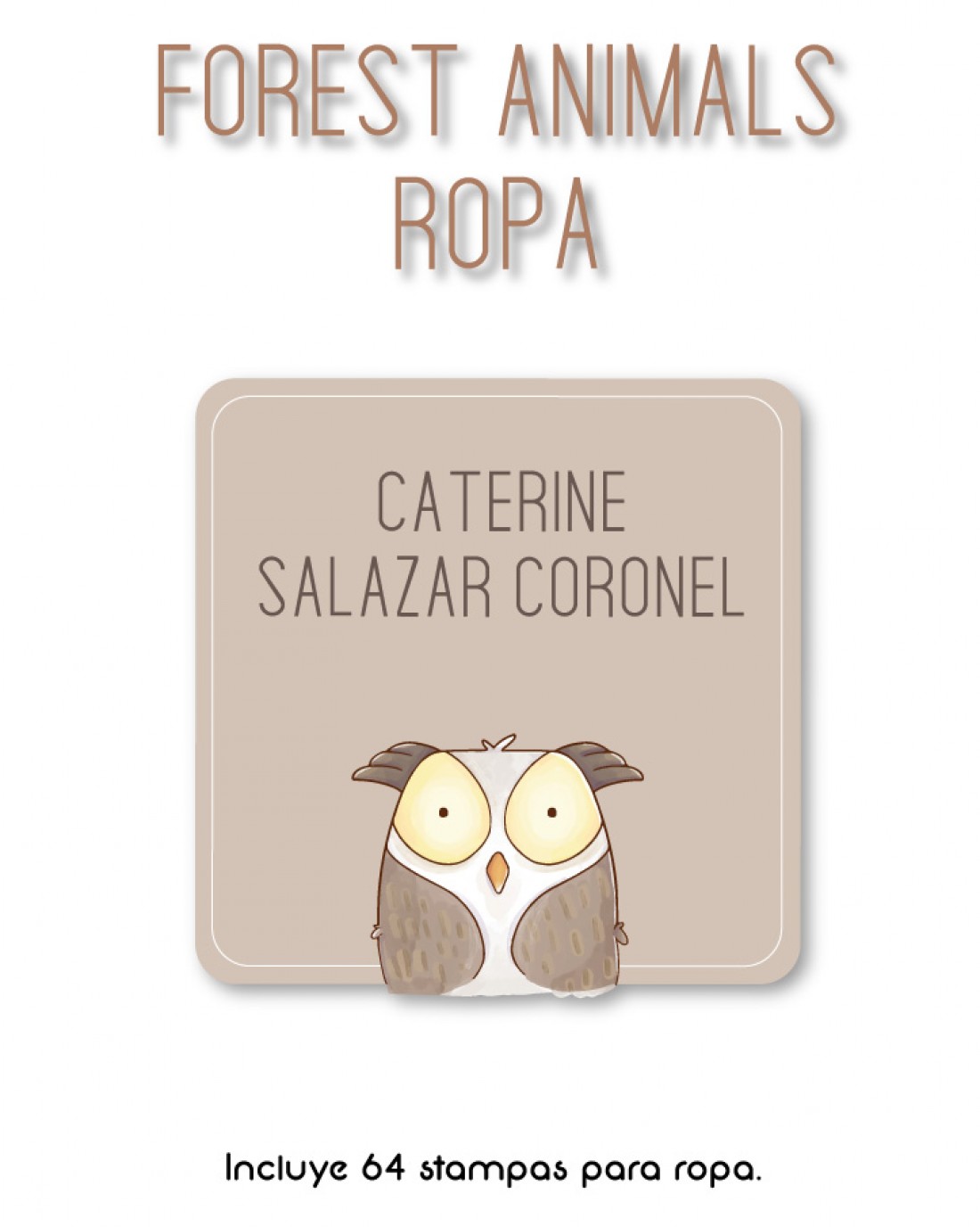 Stampa | Pack Ropa y Escolares | Etiquetas para Útiles y Ropa