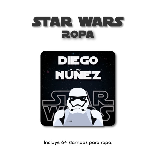 Escuela Adheribles Star Wars - Escuela Vinil Star Wars\