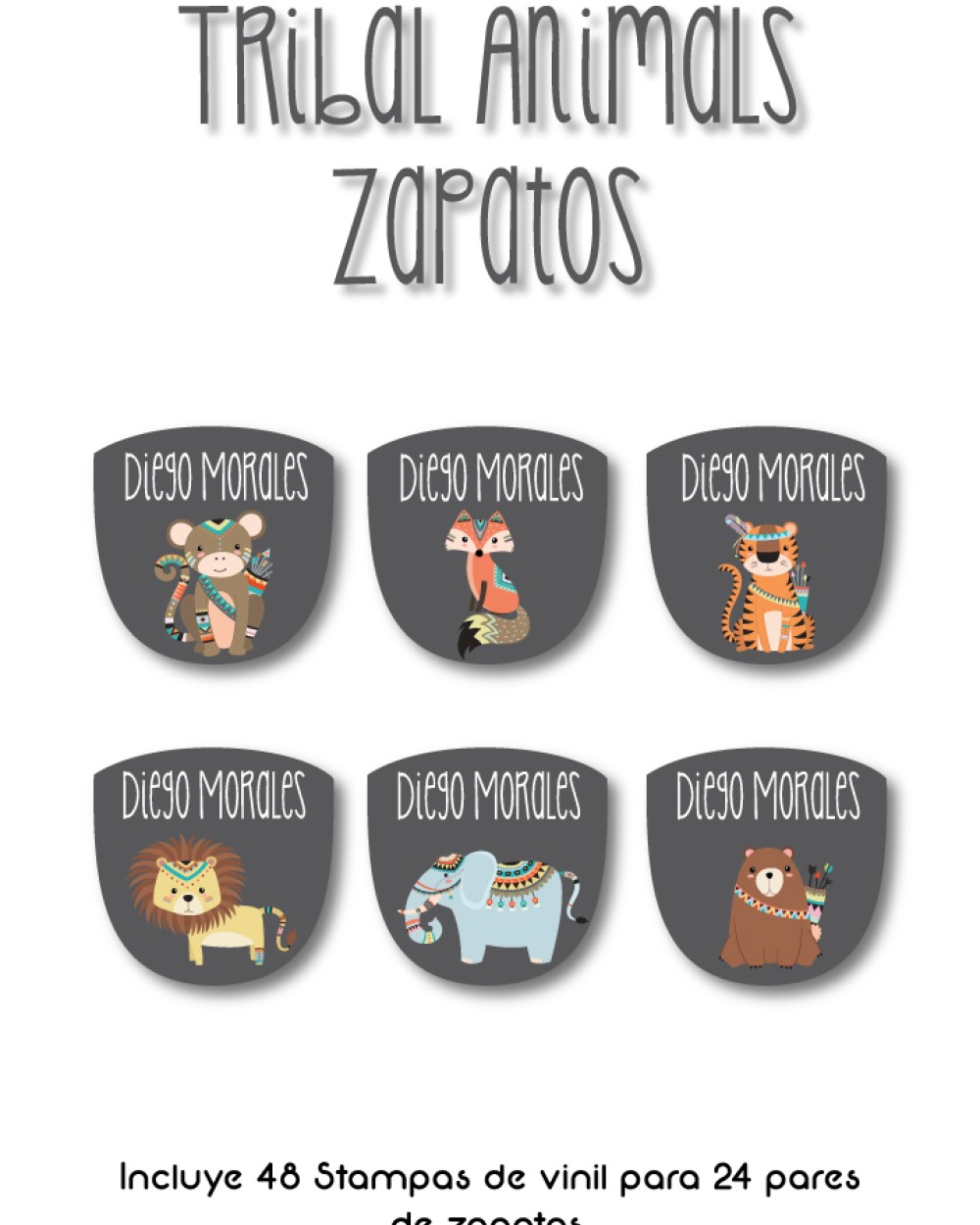 Zapato Tribal Animals - Zapato Tribal Animals\