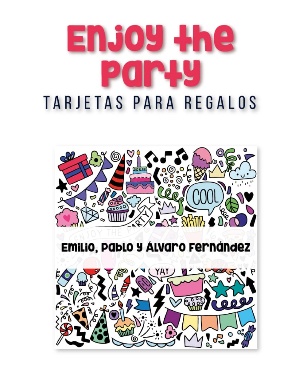 Tarjeta Regalo Enjoy the Party - Tarjeta Regalo Enjoy the Party\