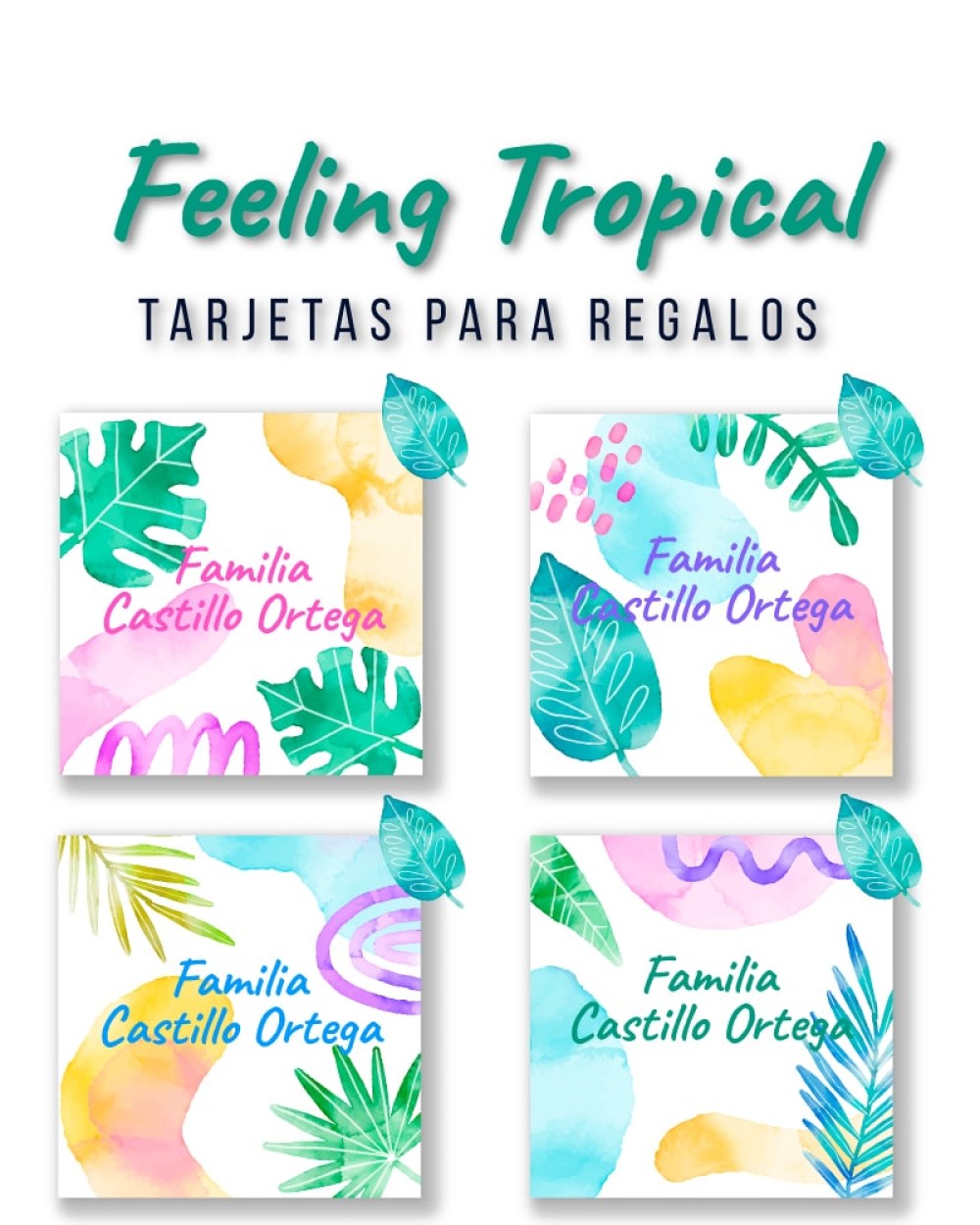 Tarjeta Regalo Feeling Tropical - Tarjeta Regalo Feeling Tropical\